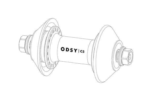 C5 Front Hub Parts | Odyssey BMX